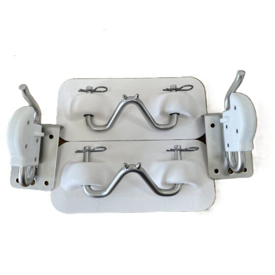 PVC Snap Davit Kit Bathing Platform White Pads