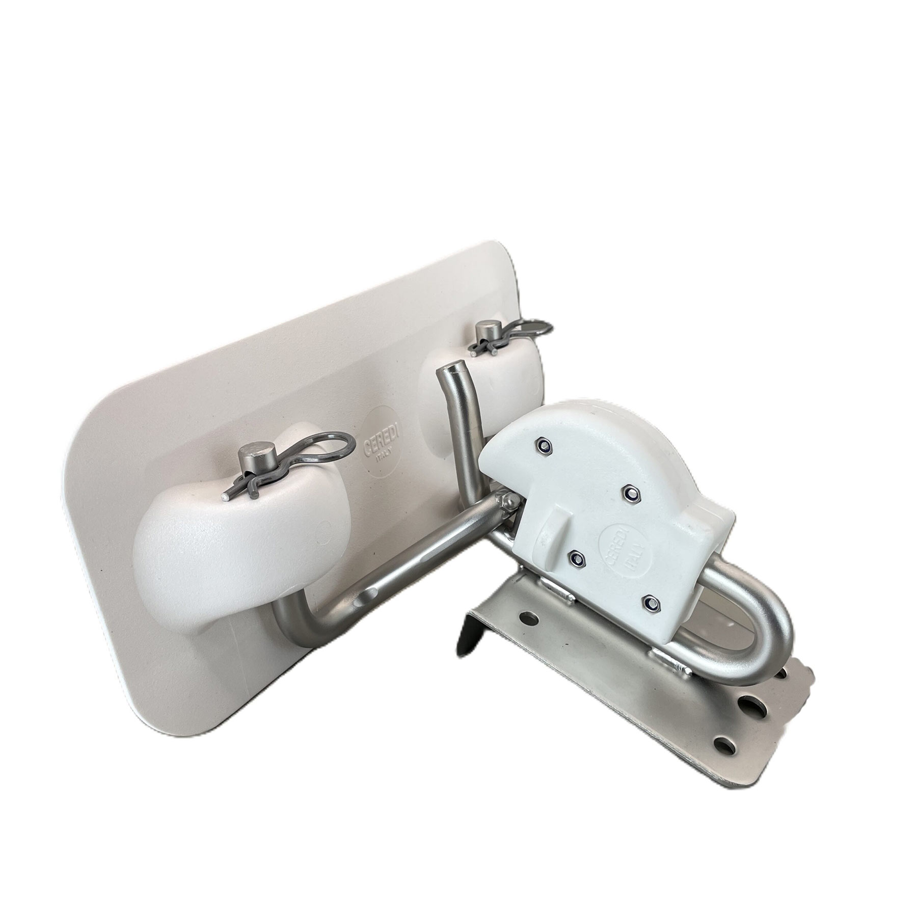 PVC Snap Davit Kit Bathing Platform White Pads