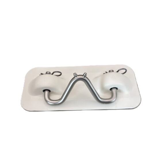 PVC Snap Davit Pad and Hook White 270mm x 120mm Each