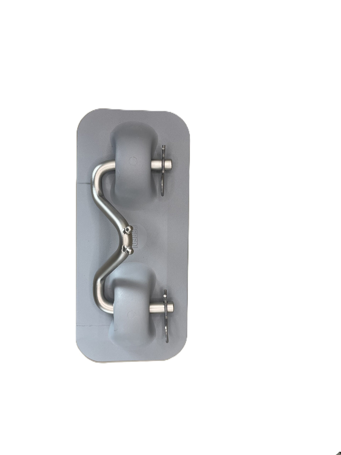 Rubber Snap Davit Pad and Hook Grey 270mm x 120mm Each