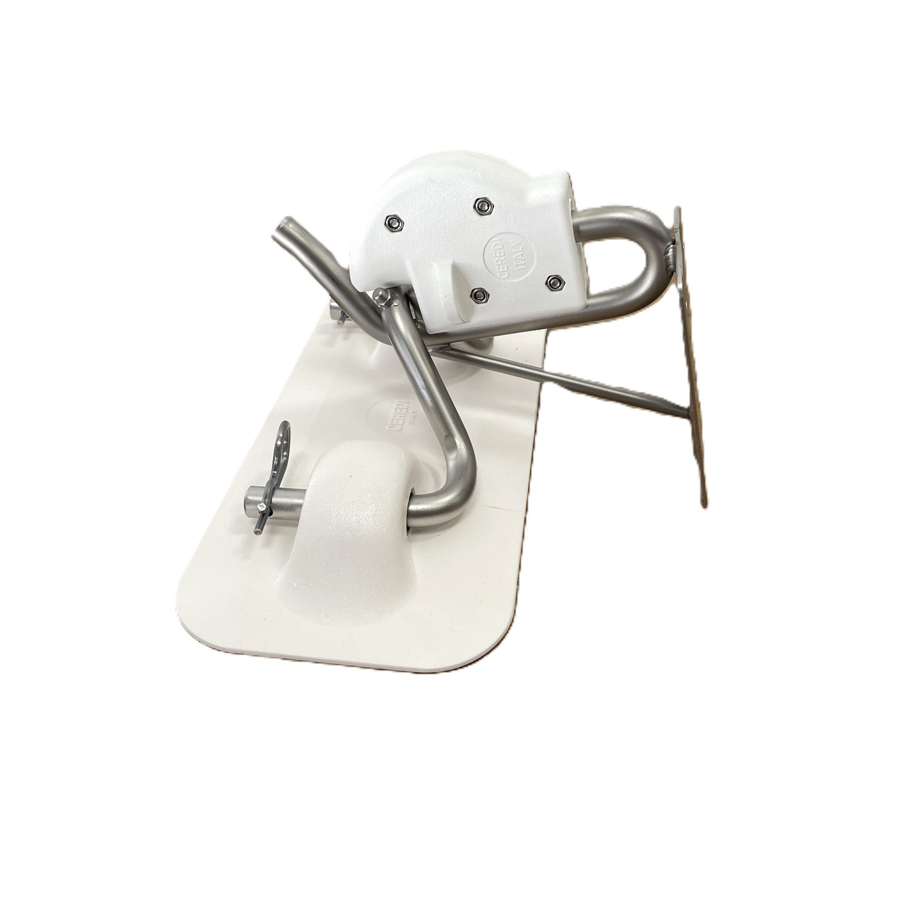 PVC Snap Davit Kit Transom Mount White Pads