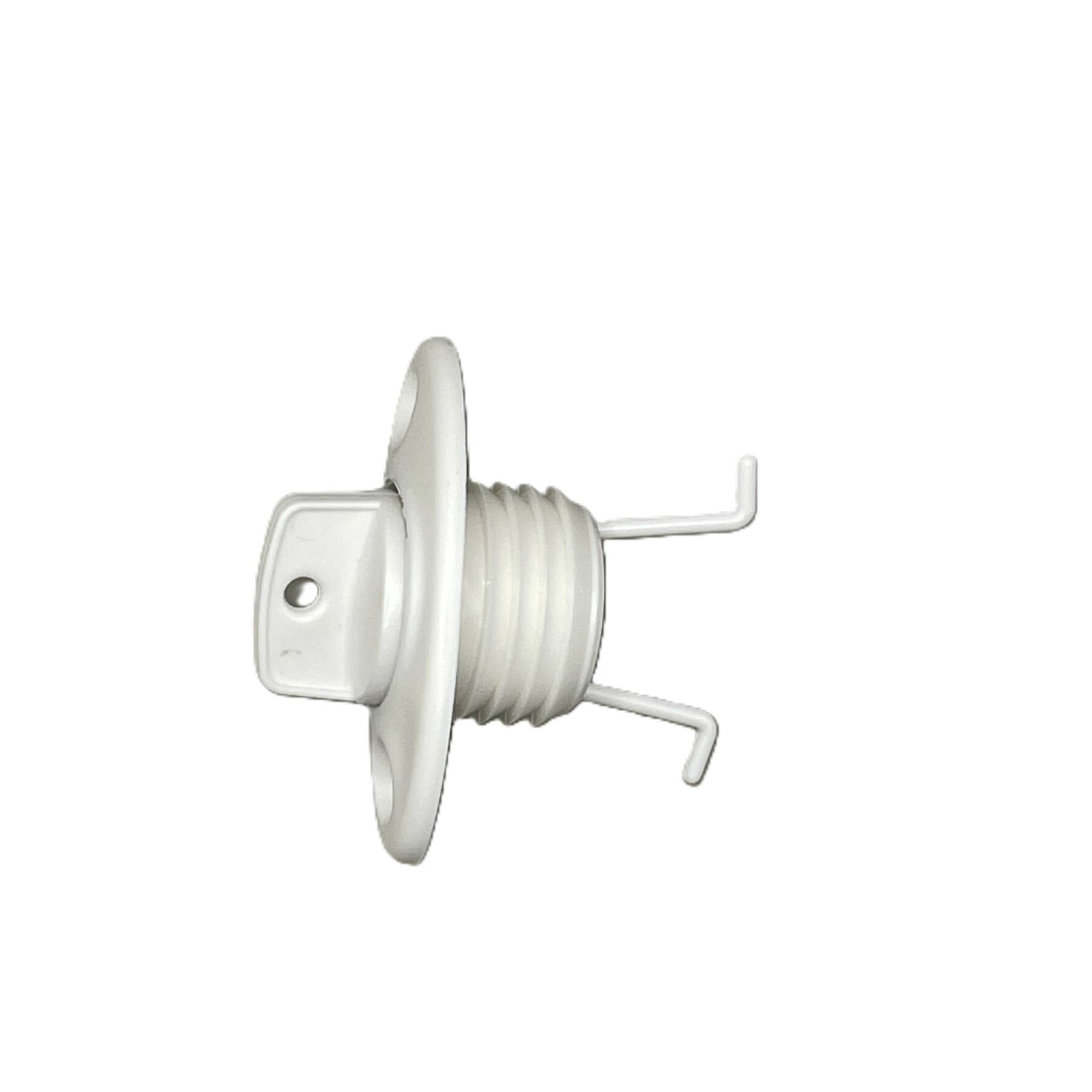 Oval Drain Socket 20mm with Removable Screw In Plug