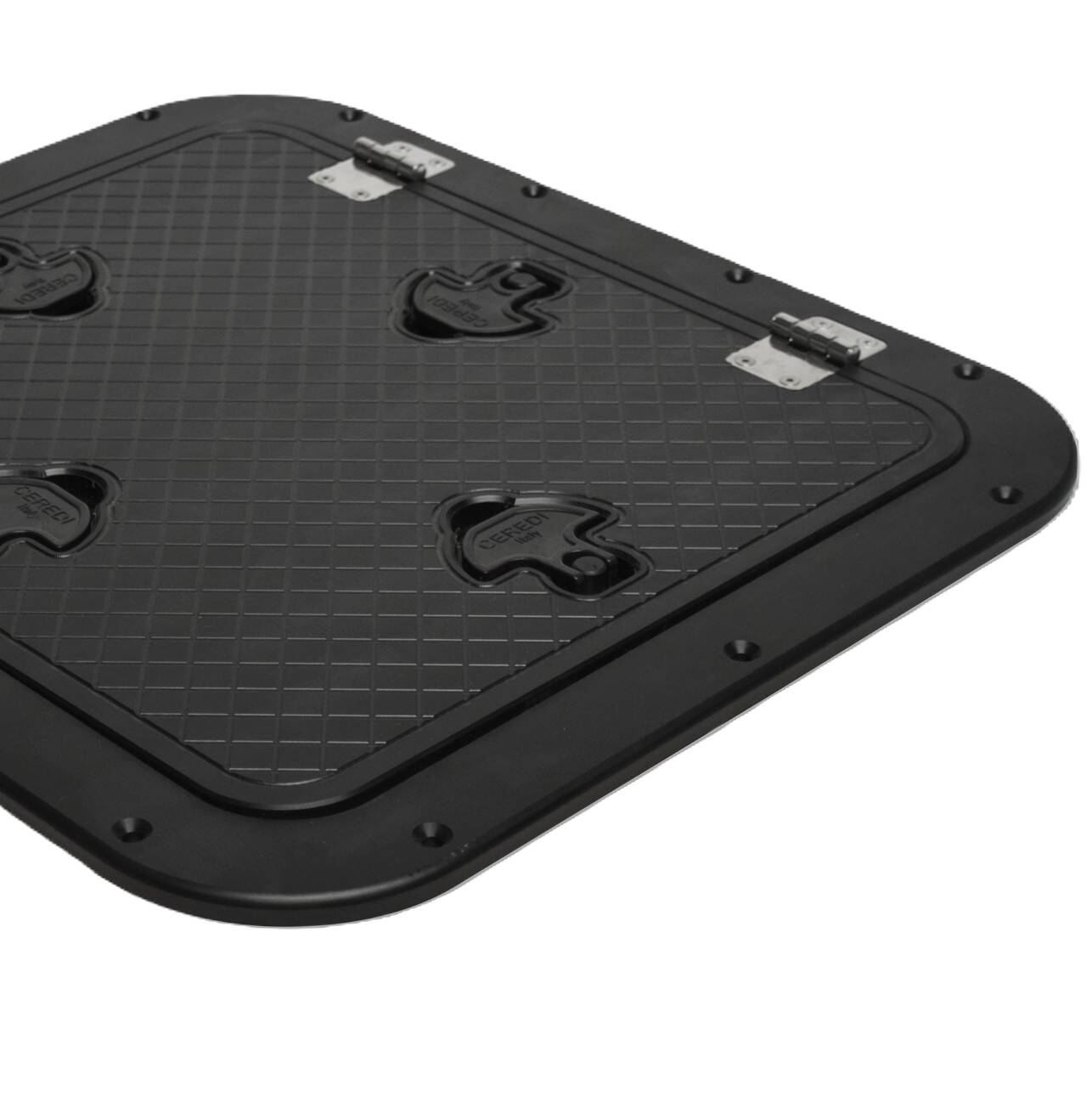 Acetalic Hatches, Handles with Hinges (2491) - IBS Marine Supplies